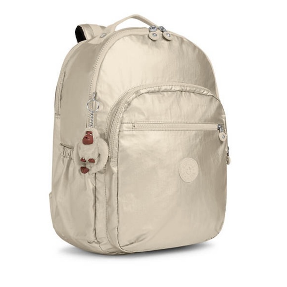 Kipling | Bags | Kipling Extra Large Metallic Laptop Backpack | Poshmark